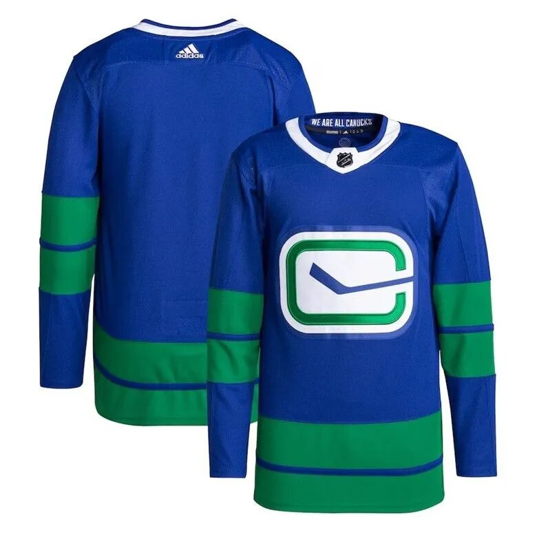 NHL джерси хоккейная Ванкувер Кэнакс Vancouver Canucks Hockey Jersey