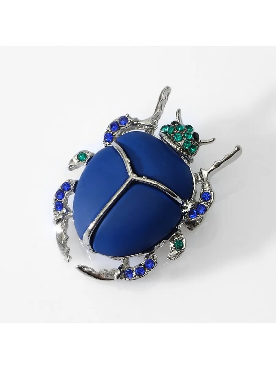 Брошь, стразы, эмаль