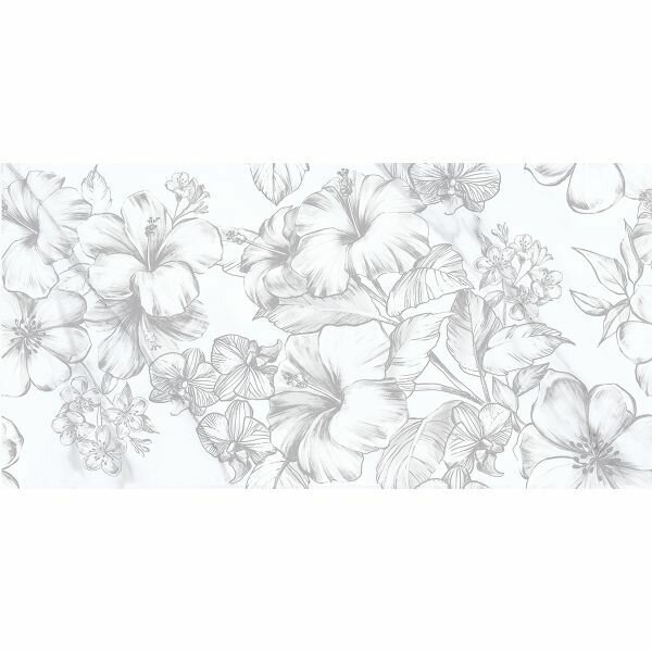 Azori Плитка CARRARA FLOWERS мат 31,5x63 9,5 мм арт. 00-00108694 (цена за 1.59 м2)