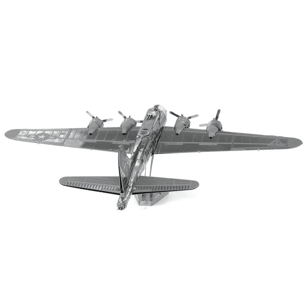3D-пазл Самолет металлический конструктор B-17 Flying Fortress, для мальчиков и девочек, для взрослых и детей, 50 г — фото 1