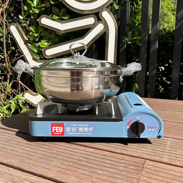 Портативная плита Iwatani, ветроустойчивая BBQ плита, уличная газовая плита, плита для горячего горшка ZA-3LS