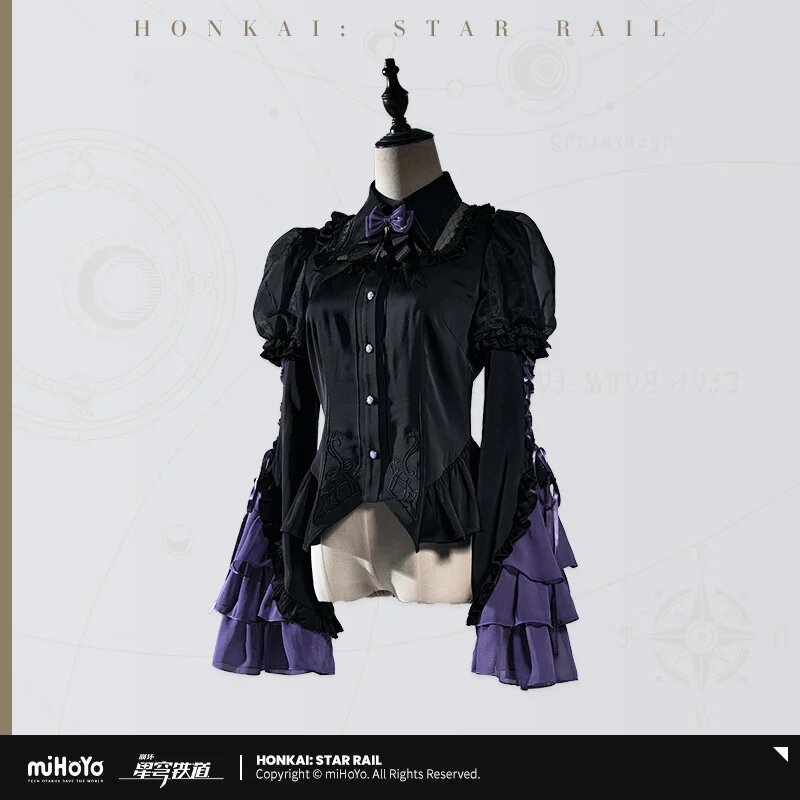 Топ Herta Honkai Star Rail, L, полиэстер