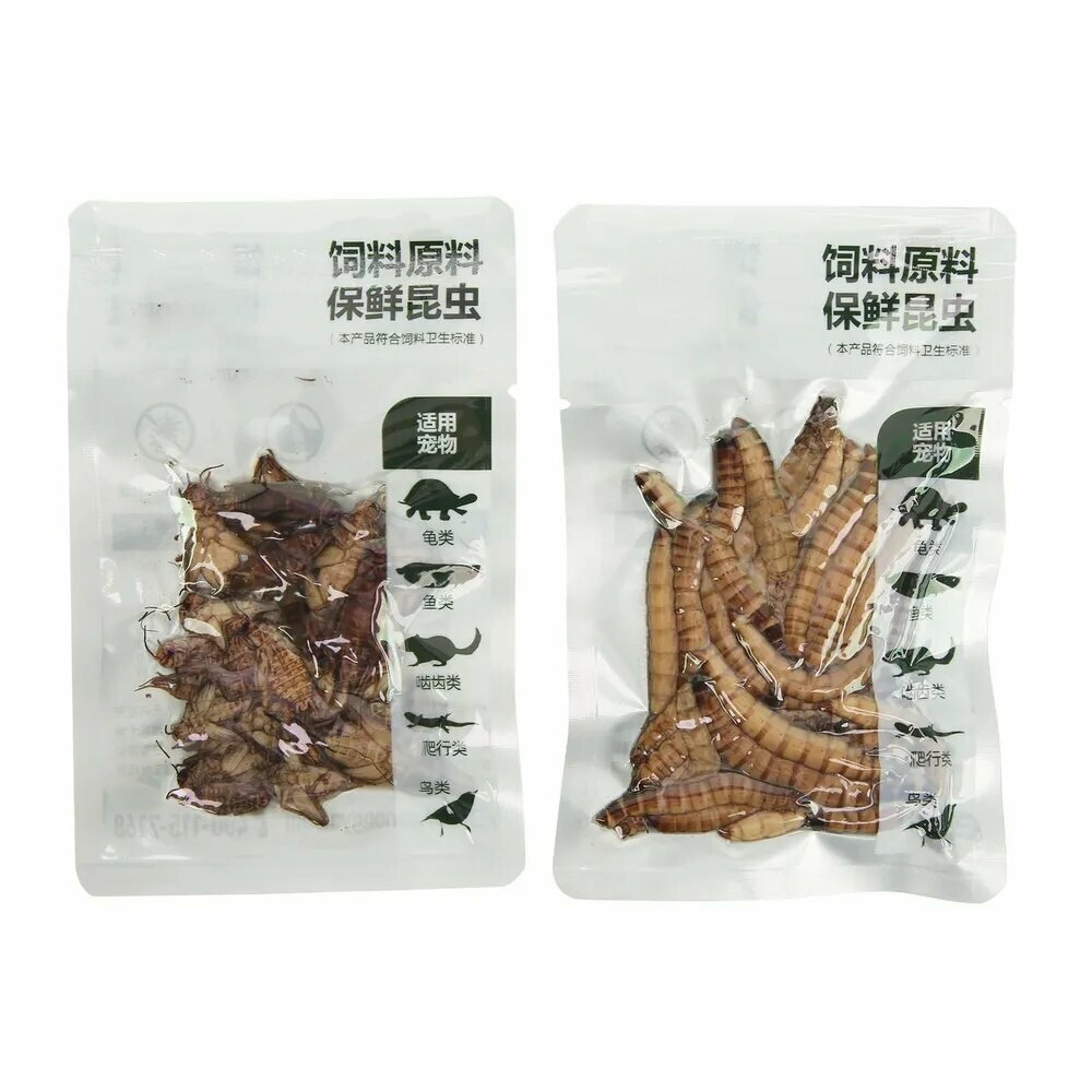 Корм для червей и сверчков, натуральный, для рыб и рептилий