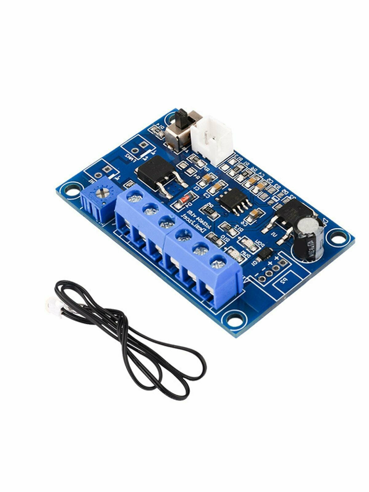 Регулятор температуры вентилятора DC12V 24V PWM модуль контроля температуры и скорости