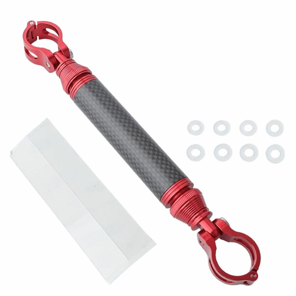 Стабильный крепеж фонаря для велосипедного руля, - 14 см красный