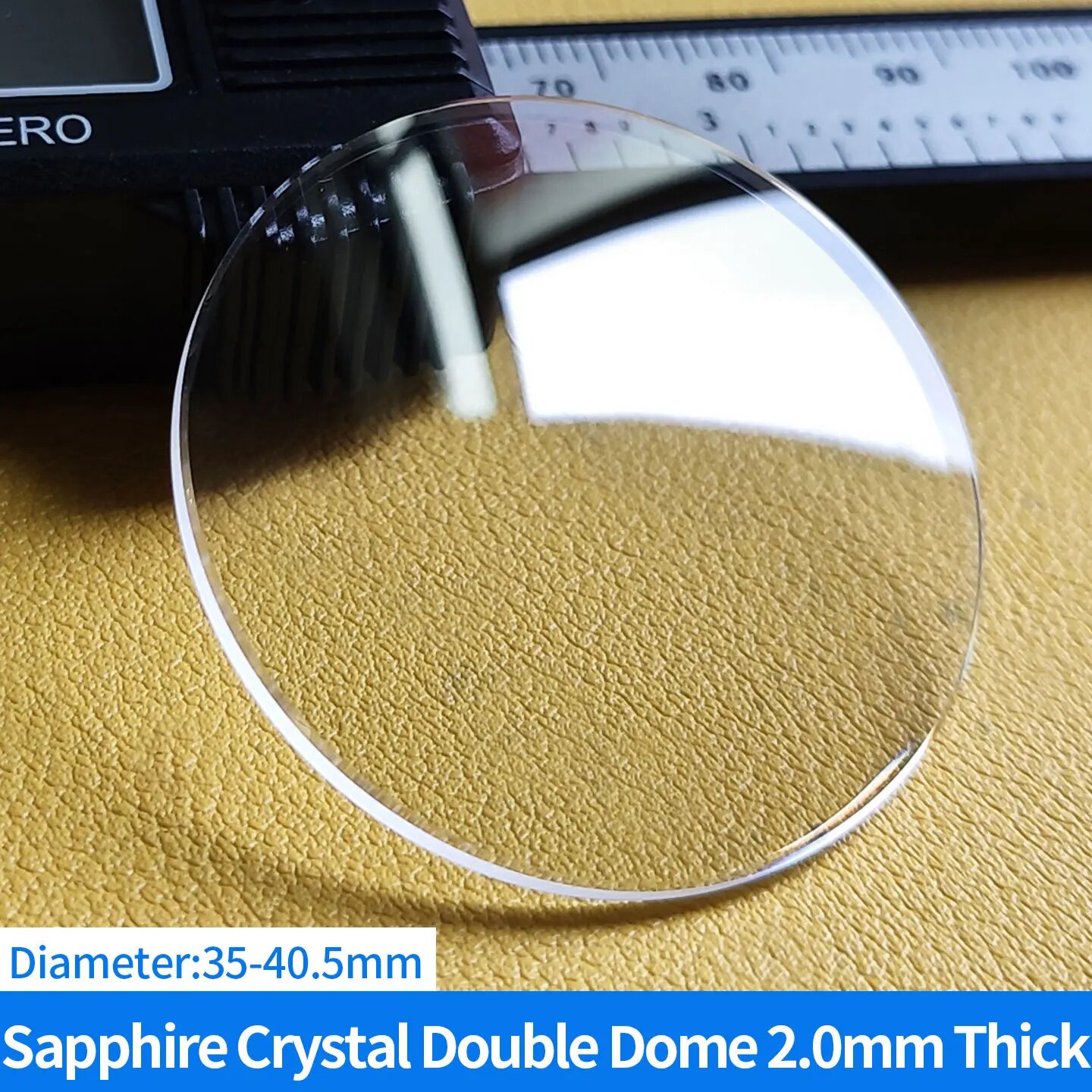 Стекло для часов, сапфировое, 35.5x2.0mm