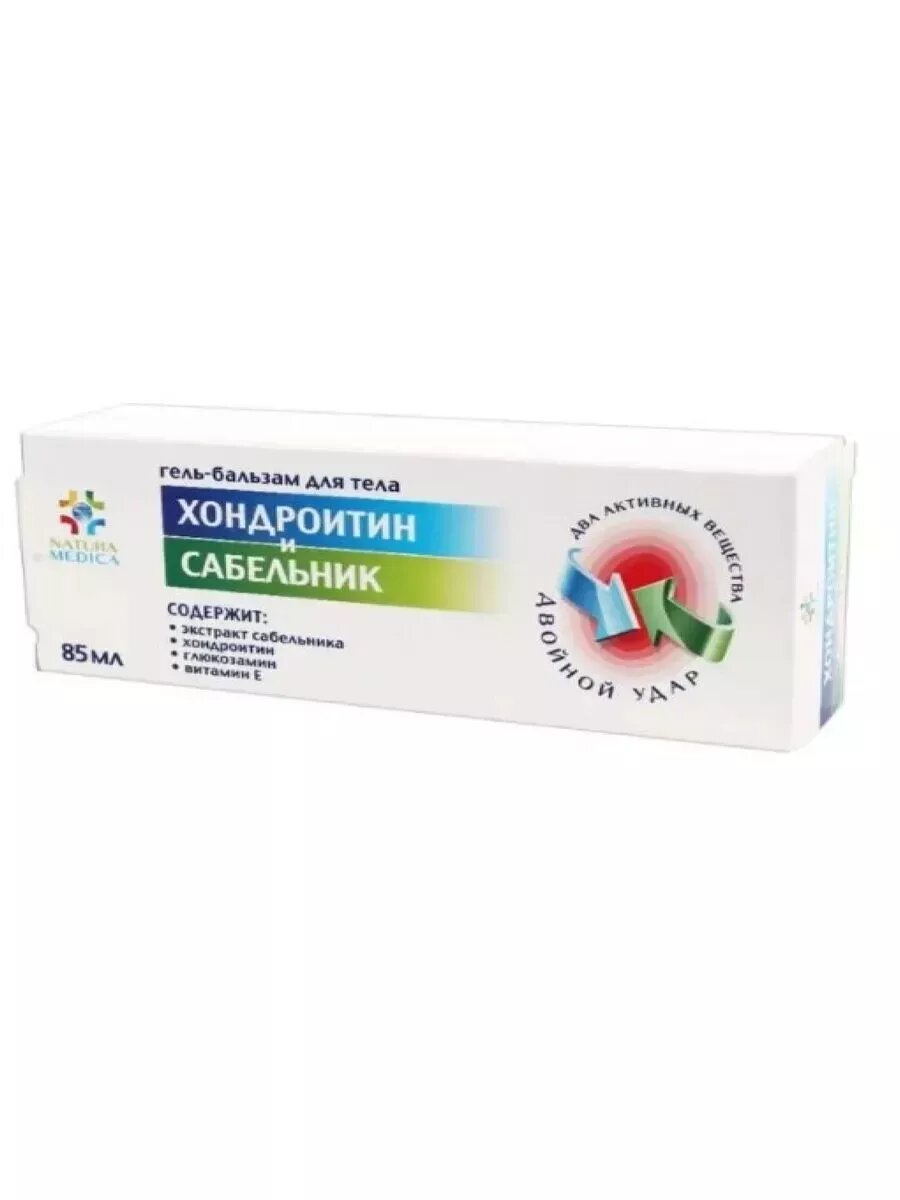 Гель-бальзам хондроитин и сабельник 85 мл-1шт