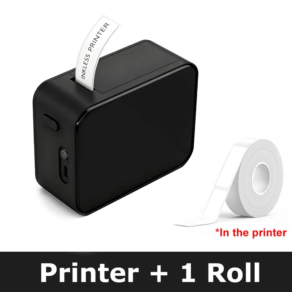 Marklife P15 Термальный принтер для этикеток, Black Standard