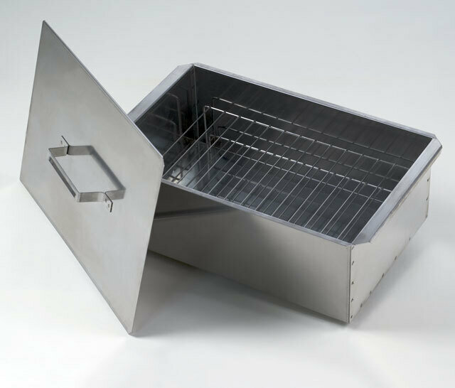 Коптильня двухъярусная малая 42х27х17.5 (сталь 0,5мм)