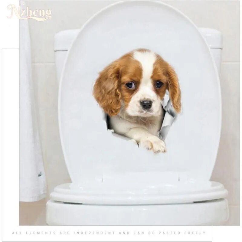 Водонепроницаемая наклейка на унитаз