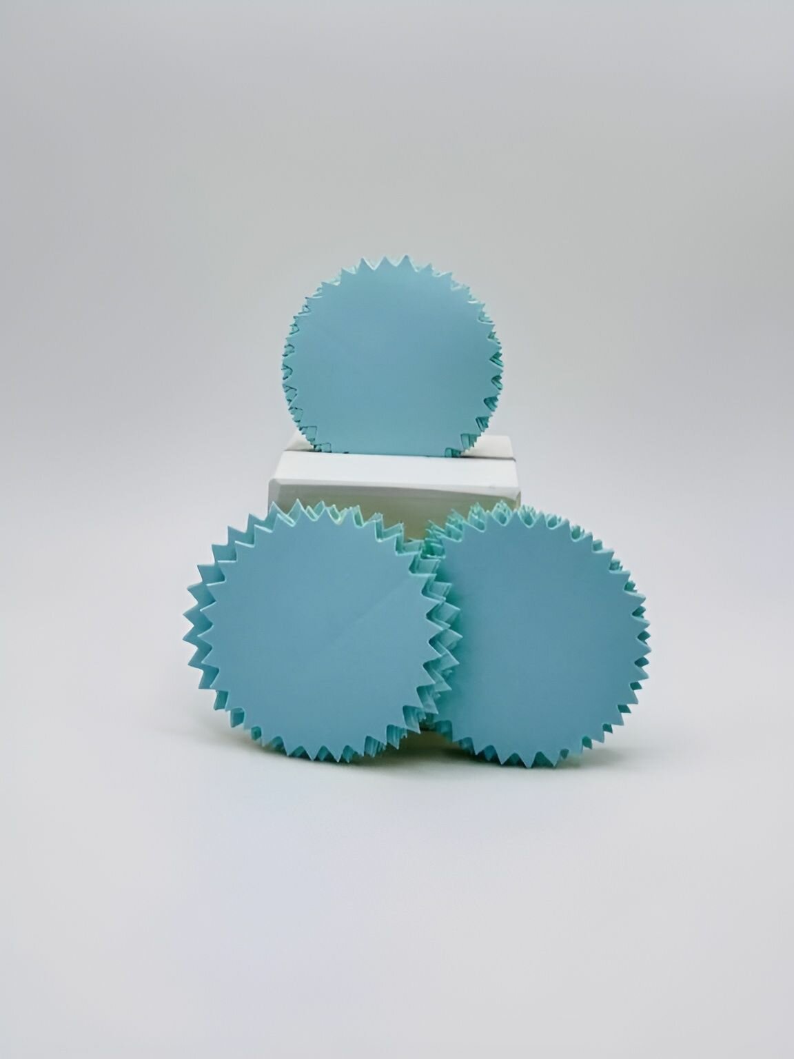 Звездочка нотариальная (конгривка) для заверения документов, голубая 100 шт