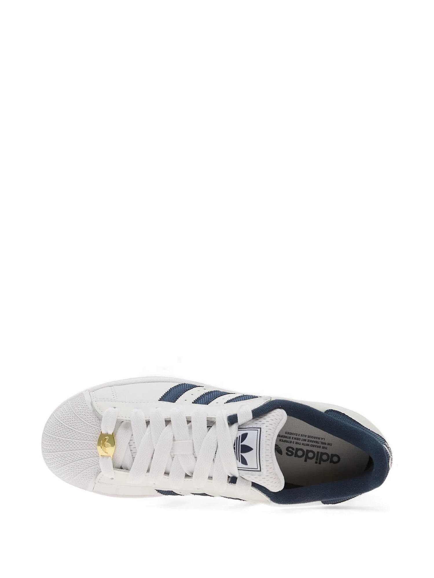 Кроссовки adidas Superstar II, размер 5.5 US, бежевый/белый — фото 1