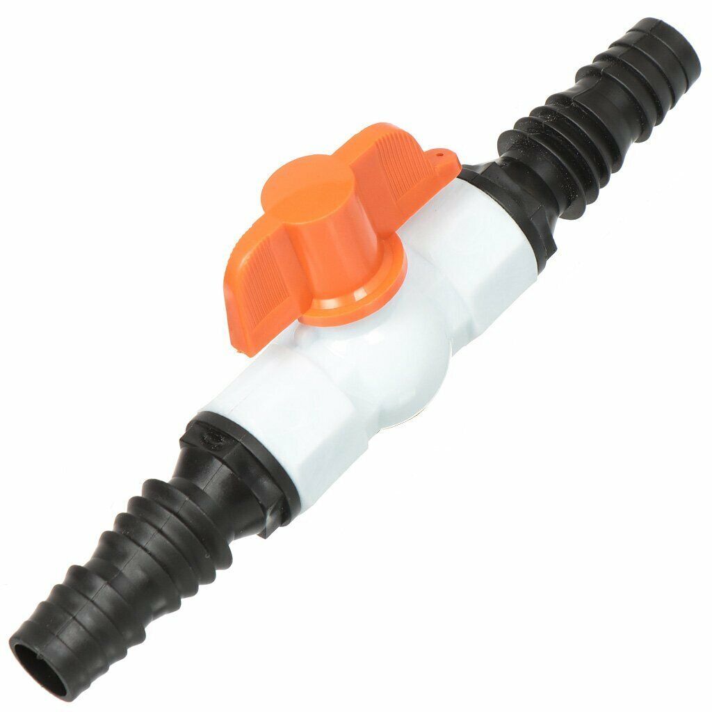 Переходник двухсторонний 3/4"-1", пластиковый с краном