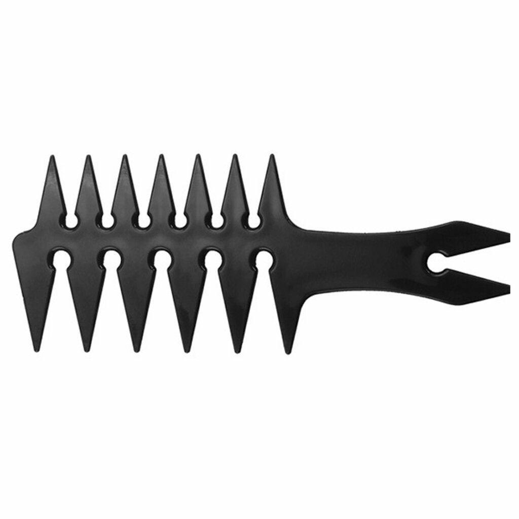 Мужская Черная Двусторонняя Расческа Для Смазывания Волос Маслом На Голове И Зализанных Назад Причесок