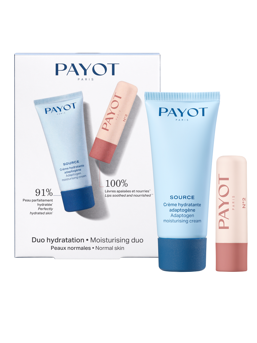 Payot Набор уходовой косметики женский: крем для лица для сухой кожи 30 мл, бальзам для губ 4 г