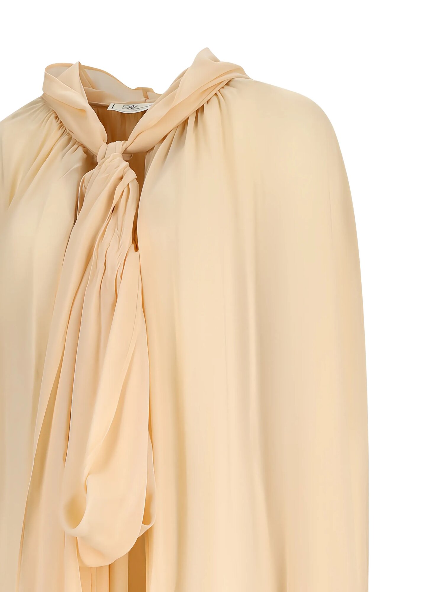 Накидка Blumarine Pleated-trim cape, размер 40, разноцветный — фото 1