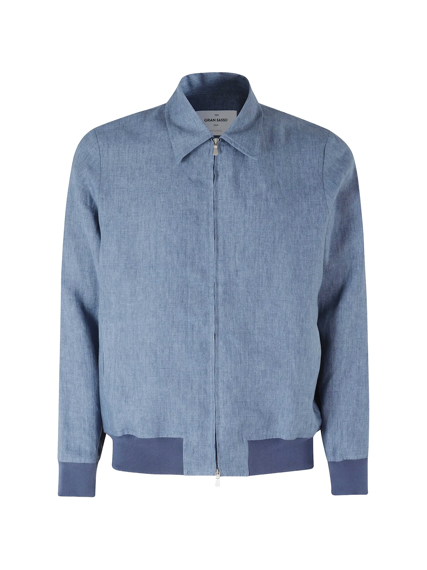 Куртка Zip-up ribbed-trim jacket