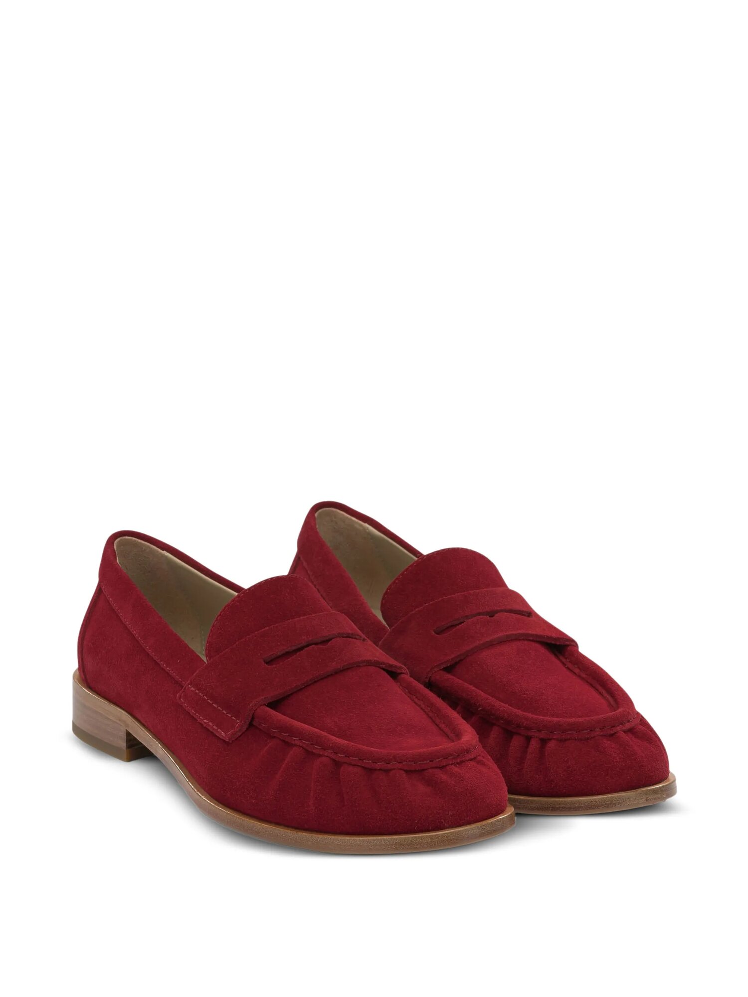 Лоферы STRATEGIA Suede penny loafers, размер 39, red — фото 1
