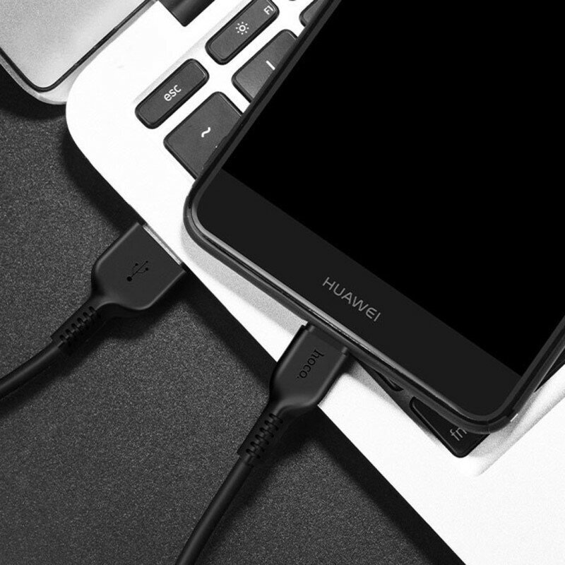 Кабель для зарядки и передачи данных HOCO X20 Exotic Radiance, USB to Type-C, 3A, 2 метра, Черный