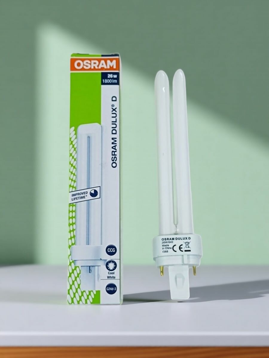 Люминесцентная компактная лампа 26W/840 G24d-3 2p Osram