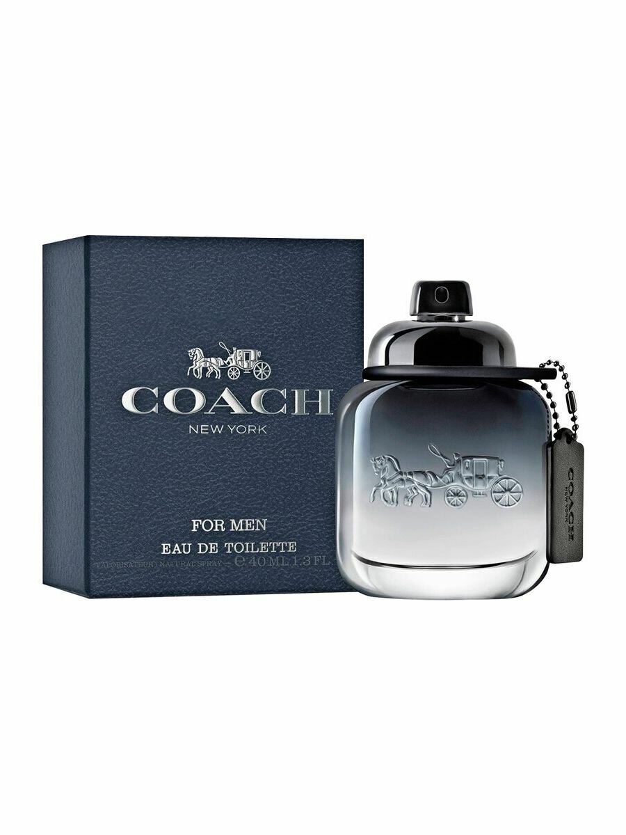 Туалетная вода Coach Coach Men, древесные фужерные ноты, 40 мл