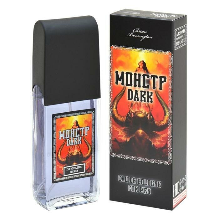 Одеколон Brian Bossengton "Монстр Dark", мужской, фужерный, древесный, 100мл