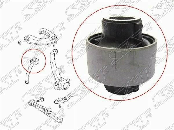 Сайлентблок SAT ST-48655-22030 рычага Toyota Crown 95-07, Mark II 92-04