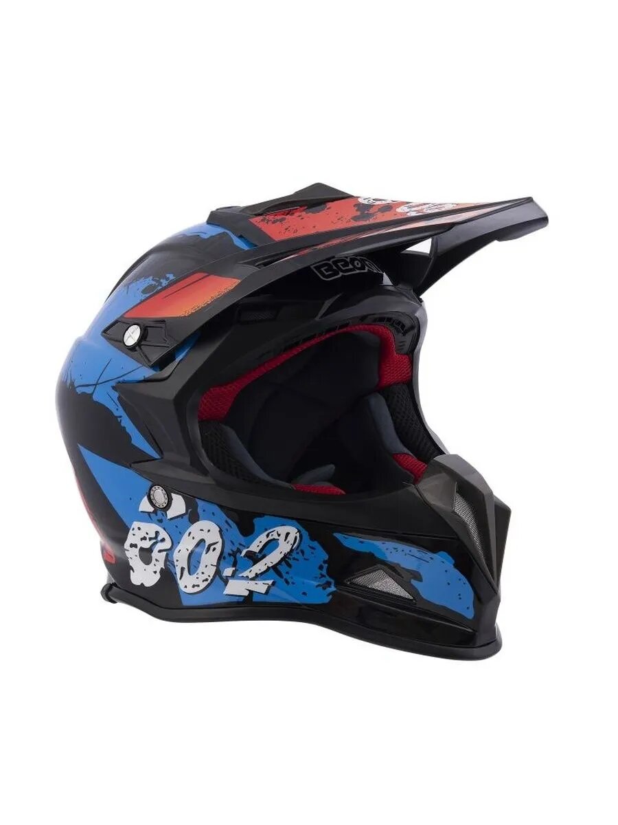 Шлем Beon B-602 BLACK/BLUE XL