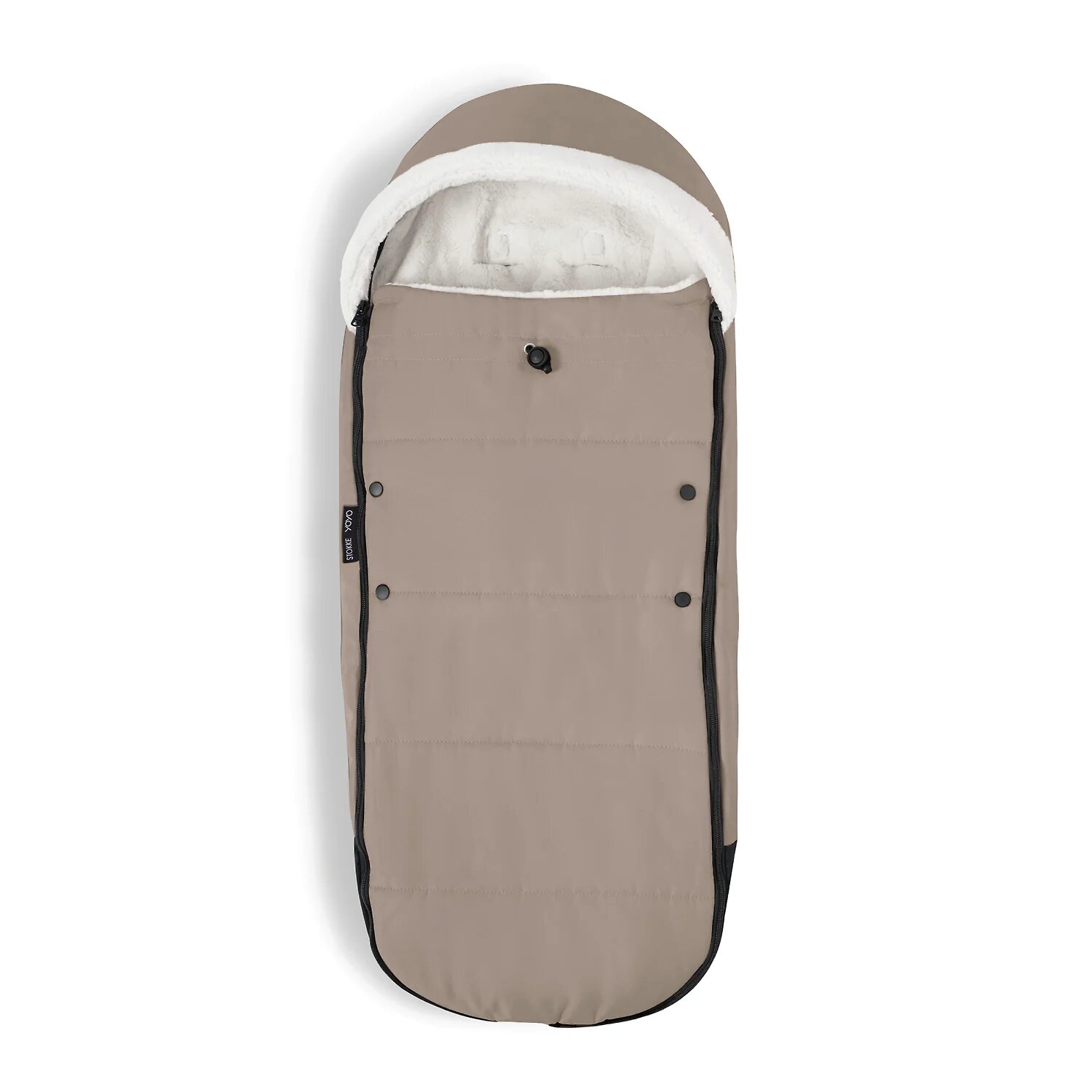 Флисовый конверт Stokke Footmuff, цвет Taupe (Бежевый), артикул производителя 646604