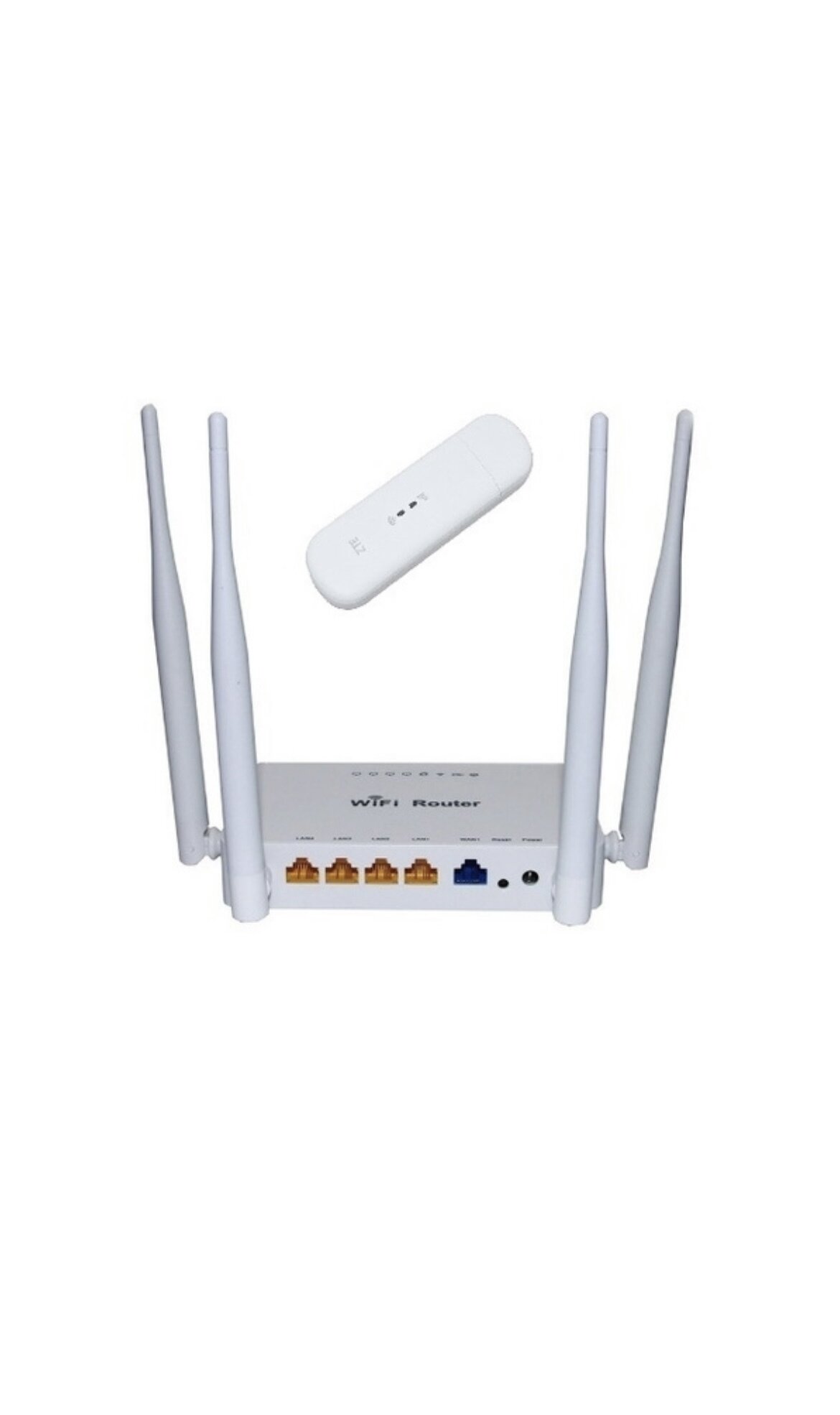 Комплект 3g 4g wi-fi Zte mf79u+Роутер Zbt we-1626