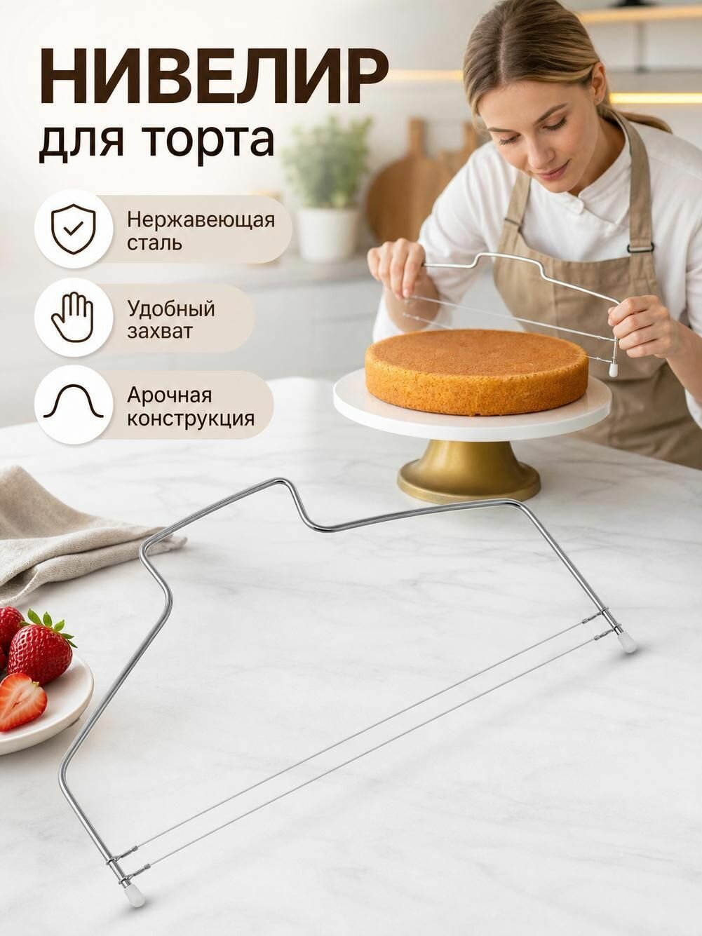 Хлеборезка из нержавеющей стали, вспомогательное устройство для формирования слоев