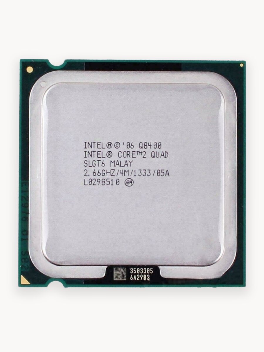 Процессор Intel Core 2 Quad Q8400 (2,66 ГГц, LGA 775, 4 Мб, 4 ядра) OEM