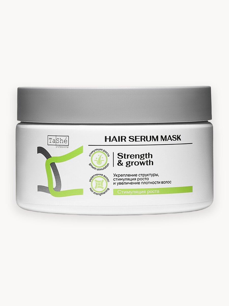 Tashe Маска для роста волос с никотиновой кислотой И перцем, для всех типов волос, 300 мл