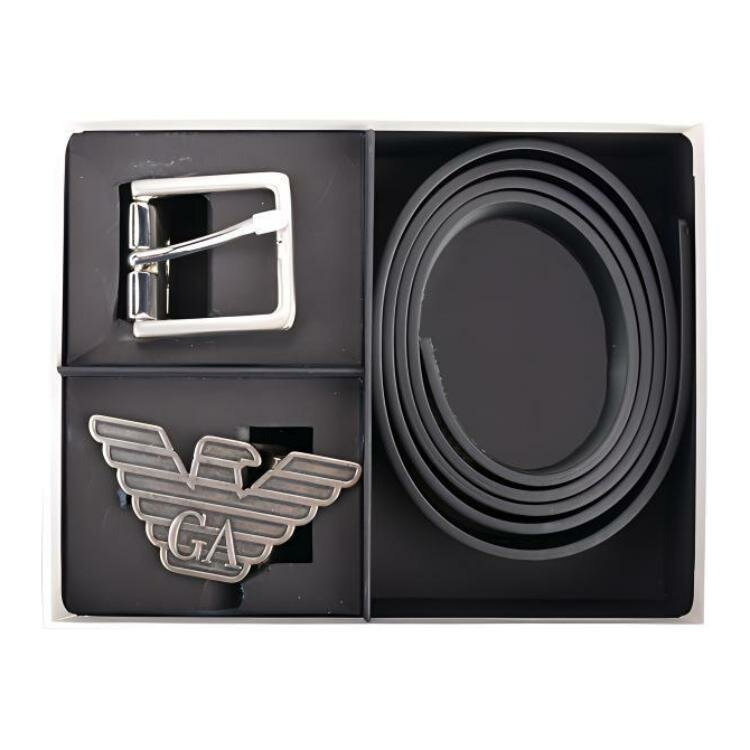 Emporio Armani logo buckle belt TU