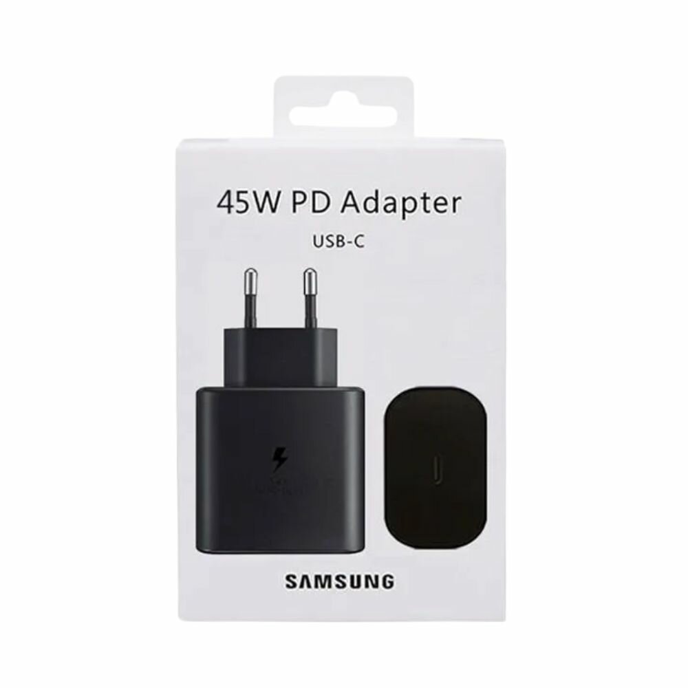 Сетевое зарядное устройство Samsung EP-T4511 1xUSB-C 45 Вт черный без кабеля