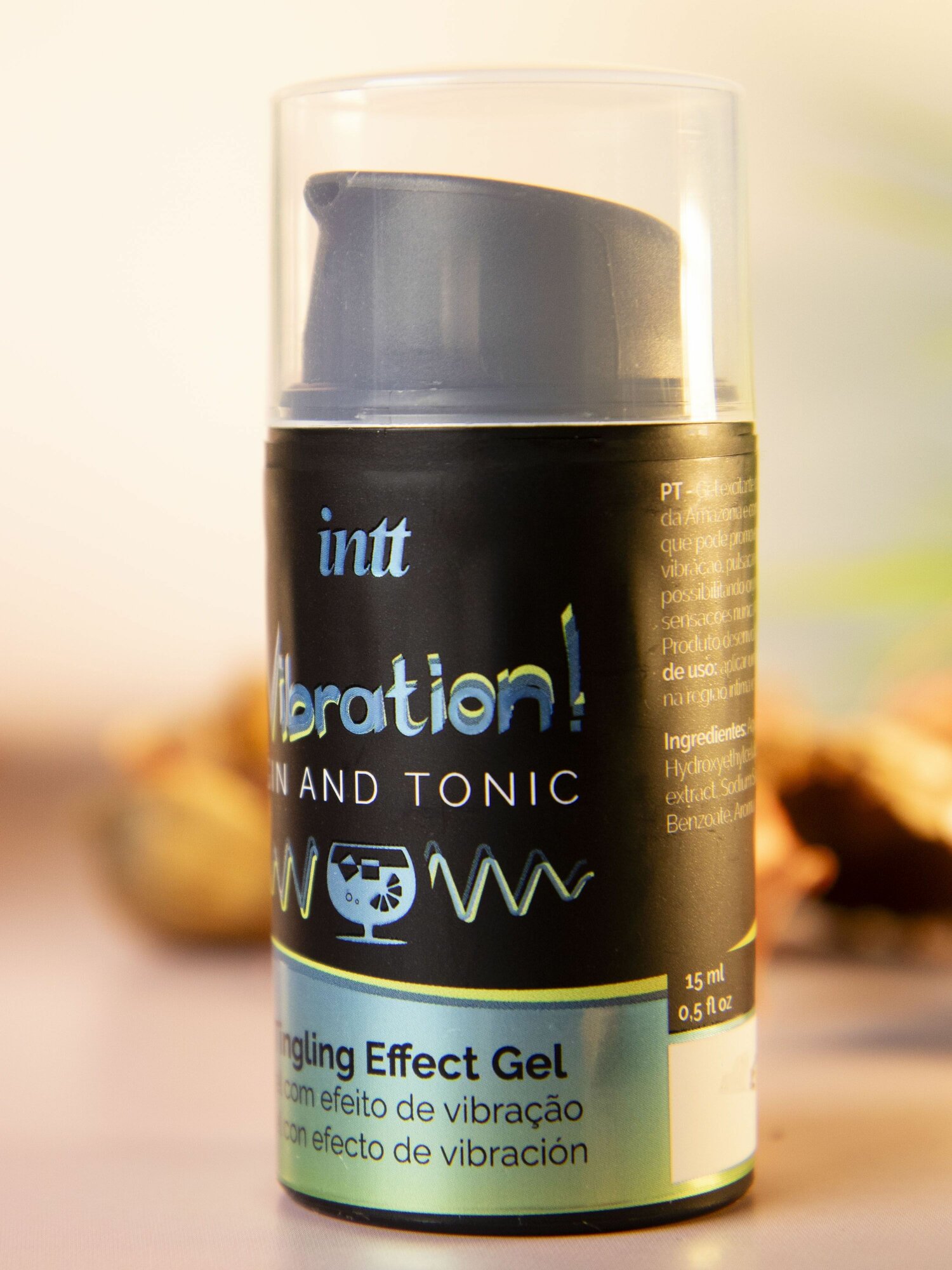 Intt жидкий вибратор Джин тоник съедобный интимный гель, Португалия, 15 мл