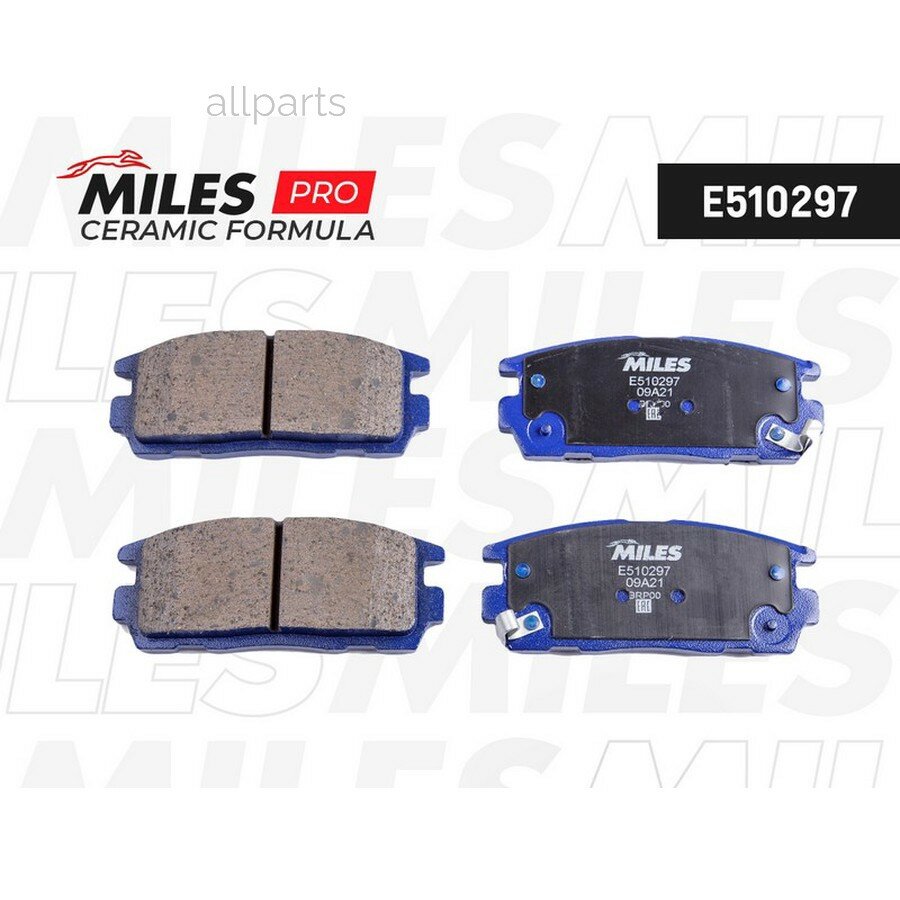 MILES E510297 Колодки тормозные CHEVROLET CAPTIVA/OPEL ANTARA 2.4/3.2 06- зад. Ceramic PRO