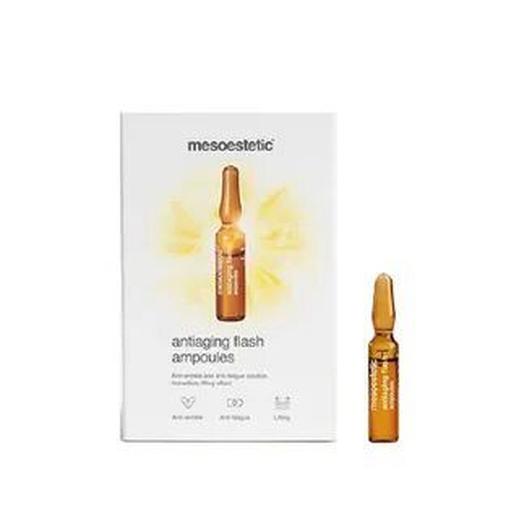 Mesoestetic Концентрированные ампулы против старения AntiAging Flash Ampoules 10 х 2 мл
