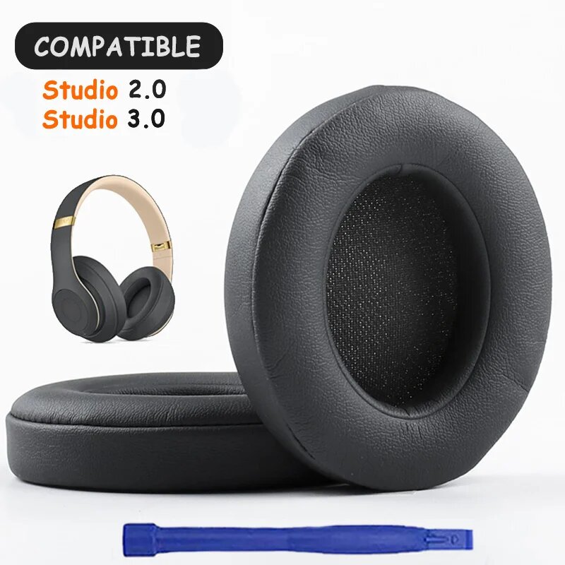 Кутоу амбушюры для Beats Studio 3, Studio 2 Phantom Grey