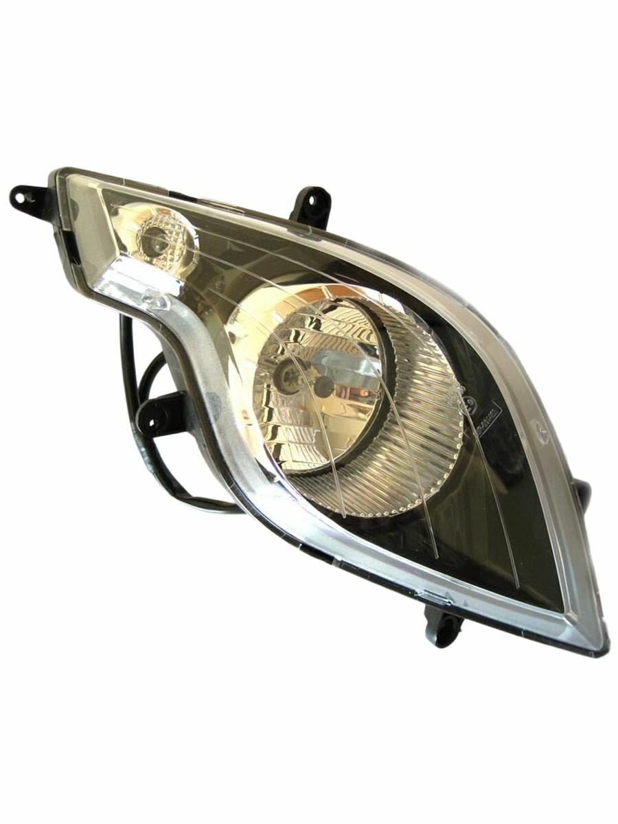 Блок-фара передняя левая 12В, скутер Stels Outlander 150, 80200JX0T000 (item:200)