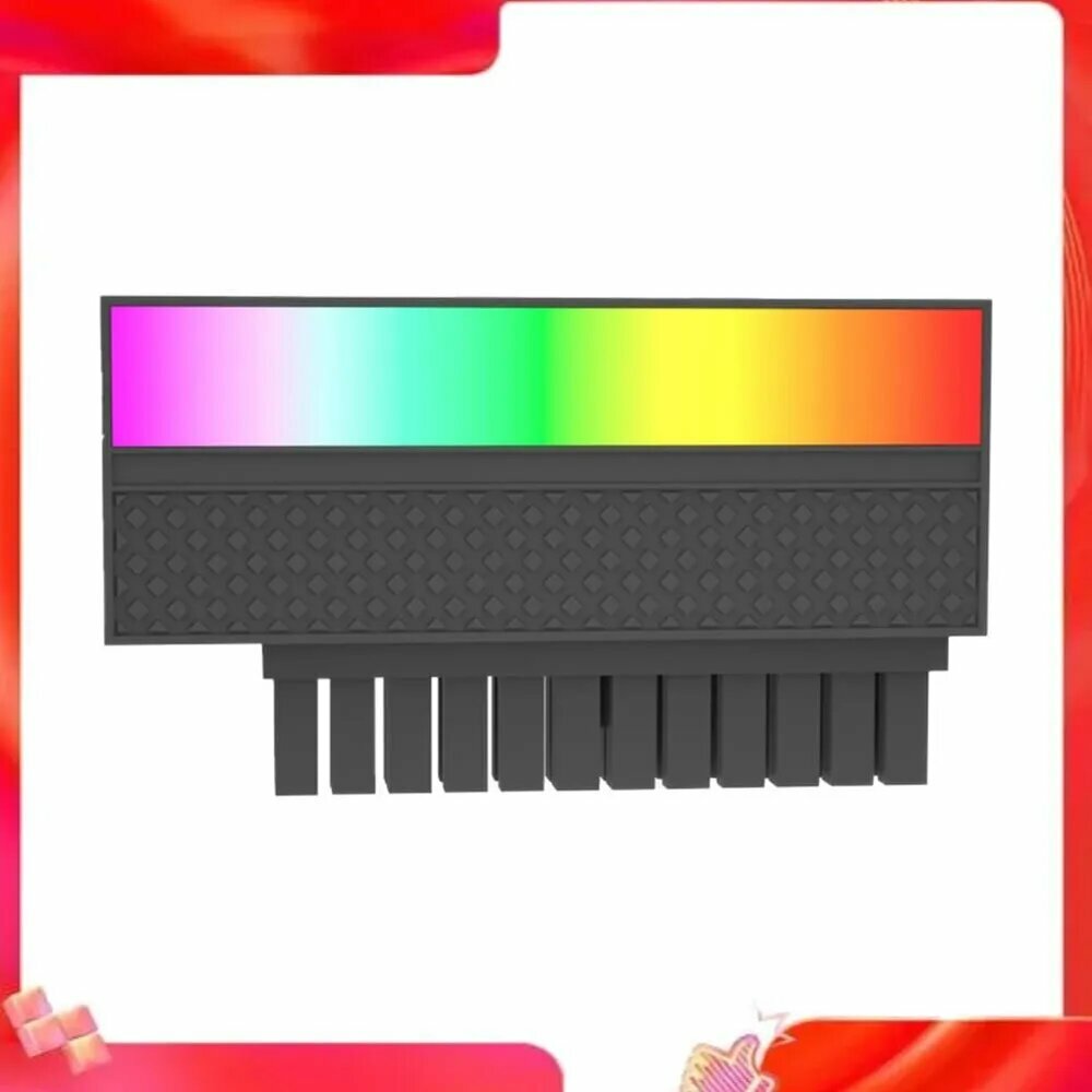 B3(Y I M W) Адаптер ATX 24-контактный на 90 градусов 5V 3-контактный кабель питания материнской платы ARGB Модульный монтажный аксессуар DIY, черный