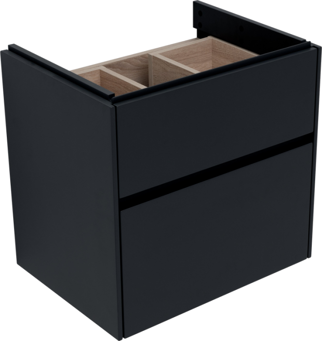 Тумба под раковину без столешницы Aquanet Бруклин 60 антрацит