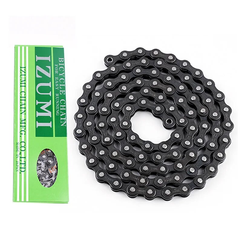 IZUMI Fixie Track велоцепь стальная 100 звеньев A chain- Black