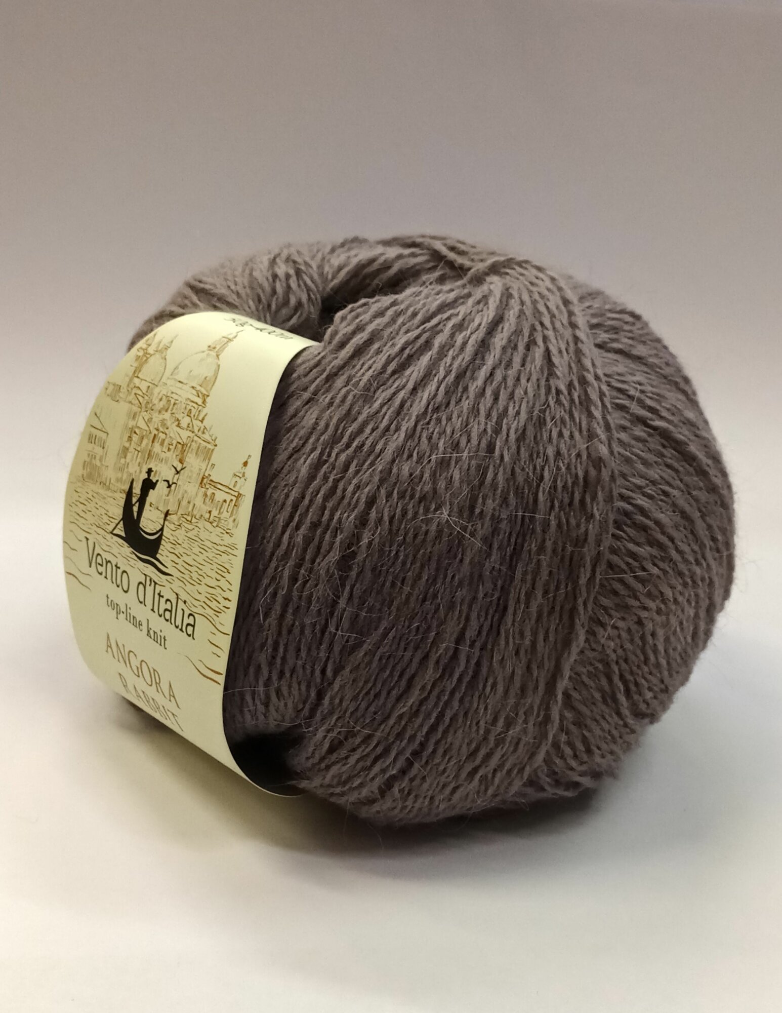 Пряжа Vento d'Italia Angora Rabbit-400 248 (5 мотков по 50г/400м) какао