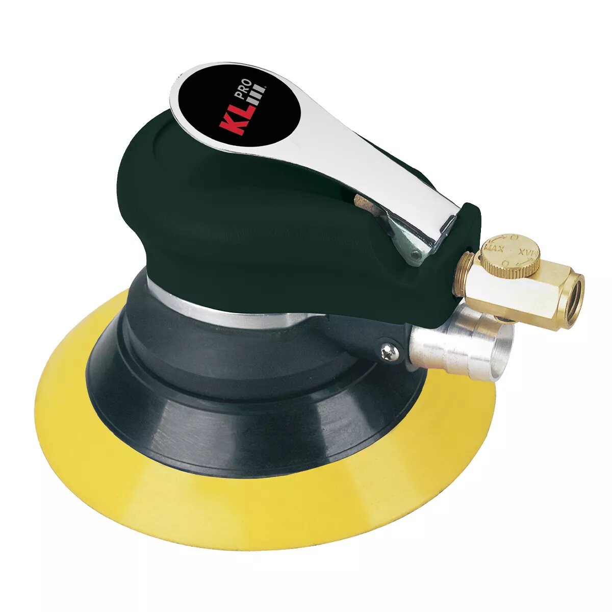 Профессиональная пневматическая орбитальная шлифмашина KLPRO KLHA603V6 (150мм, 9000 об/мин, штуцер 1/4)