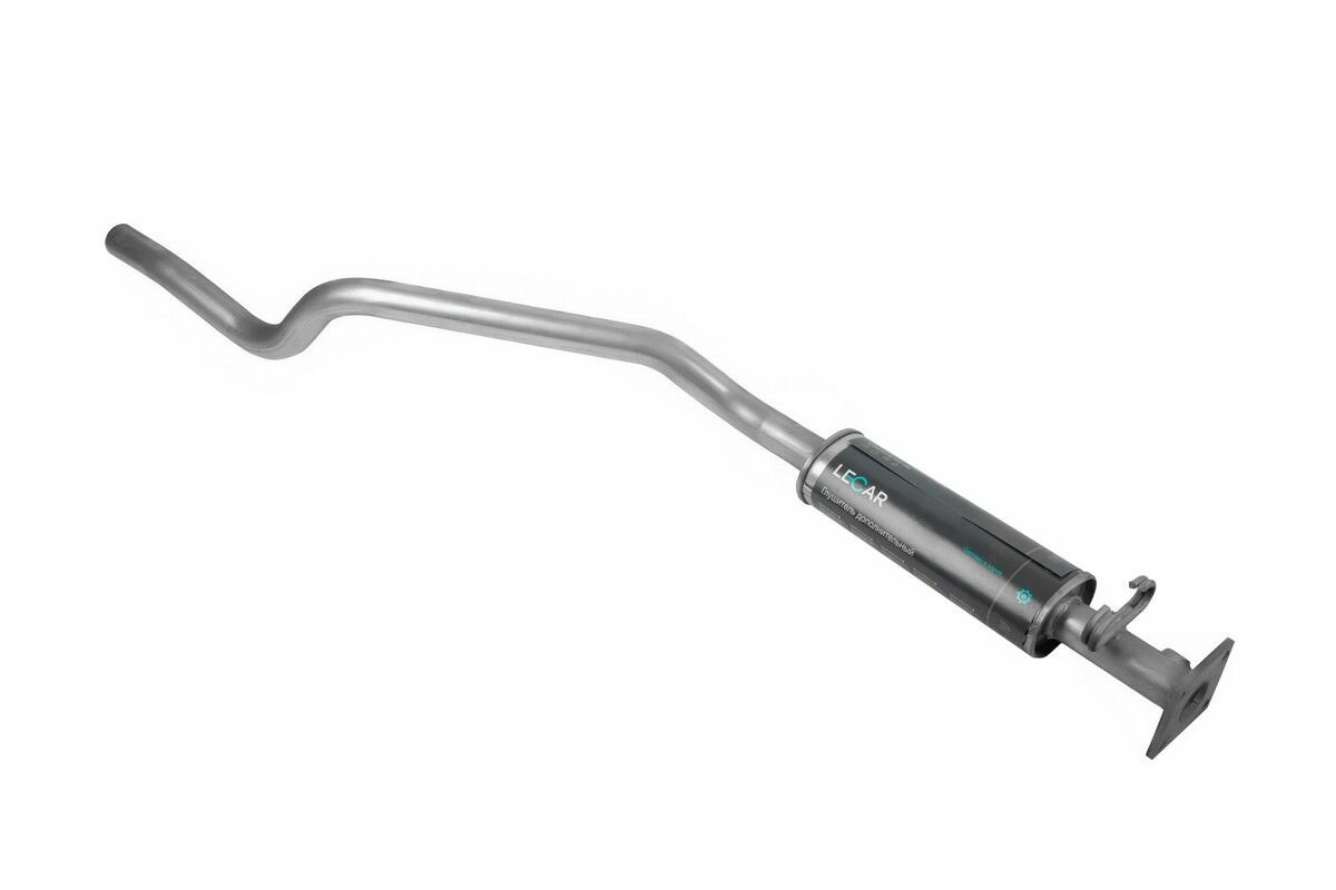 Дополнительный глушитель резонатор с трубами и кронштейнами в сборе алюминизированная сталь Daewoo Nexia Eu LECAR000443902