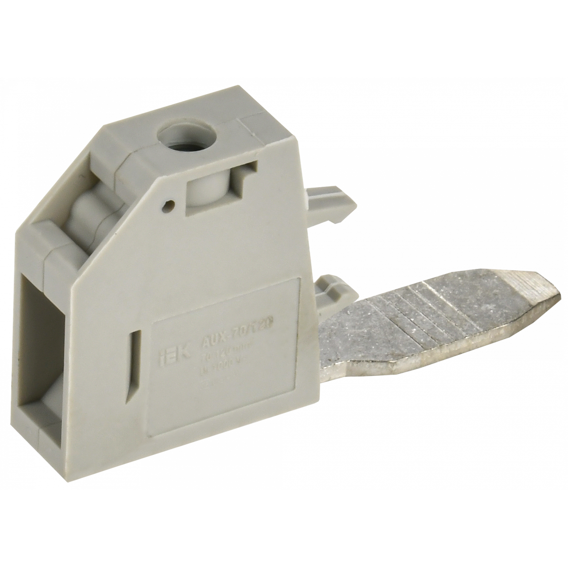 Дополнительная вводная клемма для колодки клеммной CTS 70/120мм2 серая, IEK YCT10-00-K03-070-AUX (10 шт.)