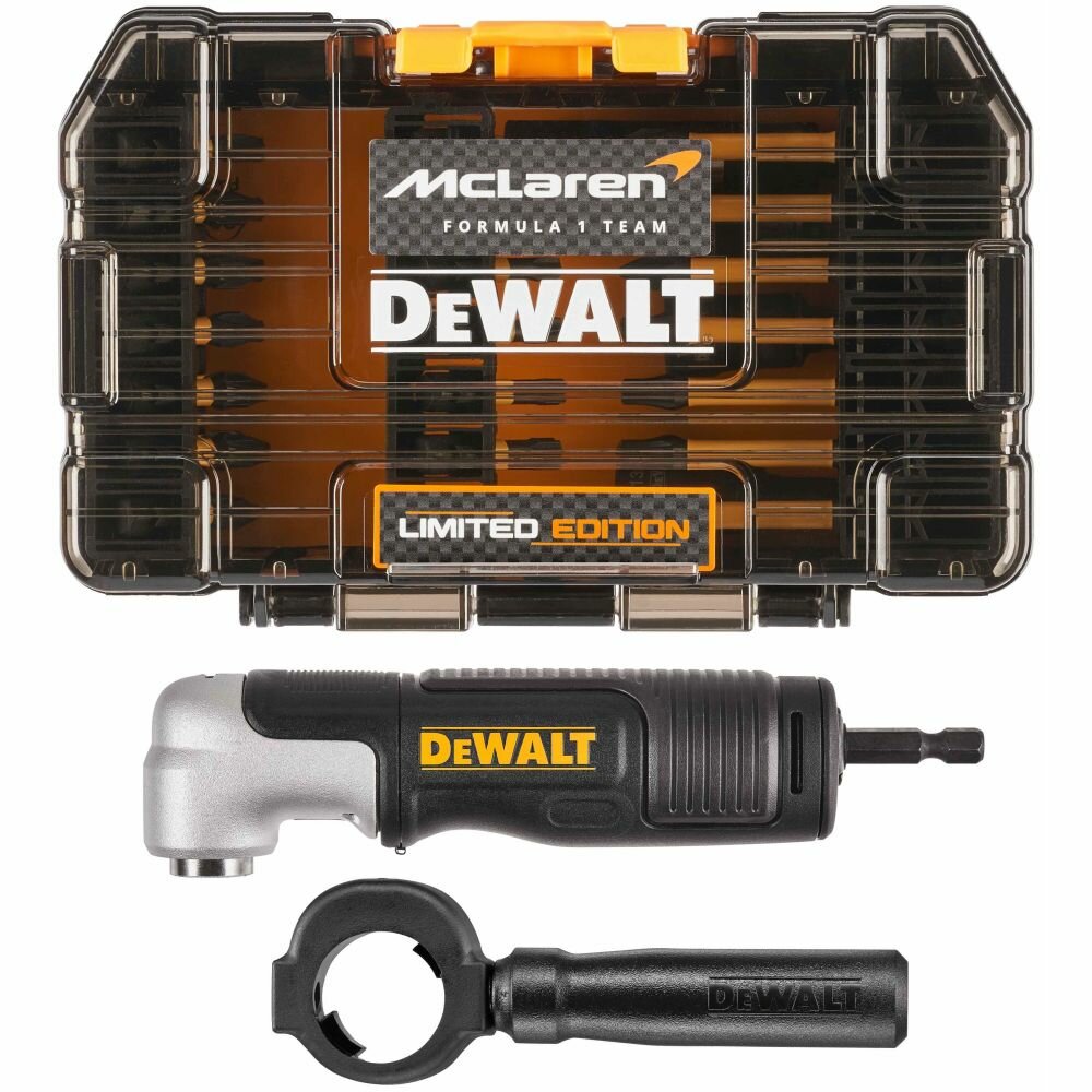 Набор бит и торцевых головок DeWalt DT70782 McLaren Limited Edition , с торсионным адаптером, 33шт