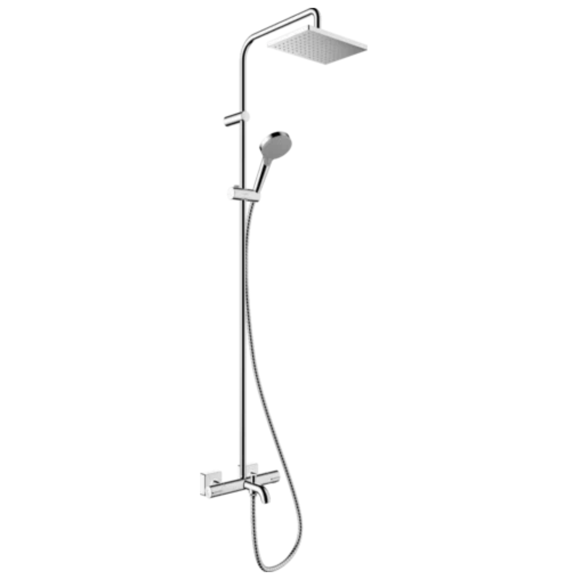 Душевая система hansgrohe Vernis Shape 230 1jet с термостатом для ванны 26284000, хром