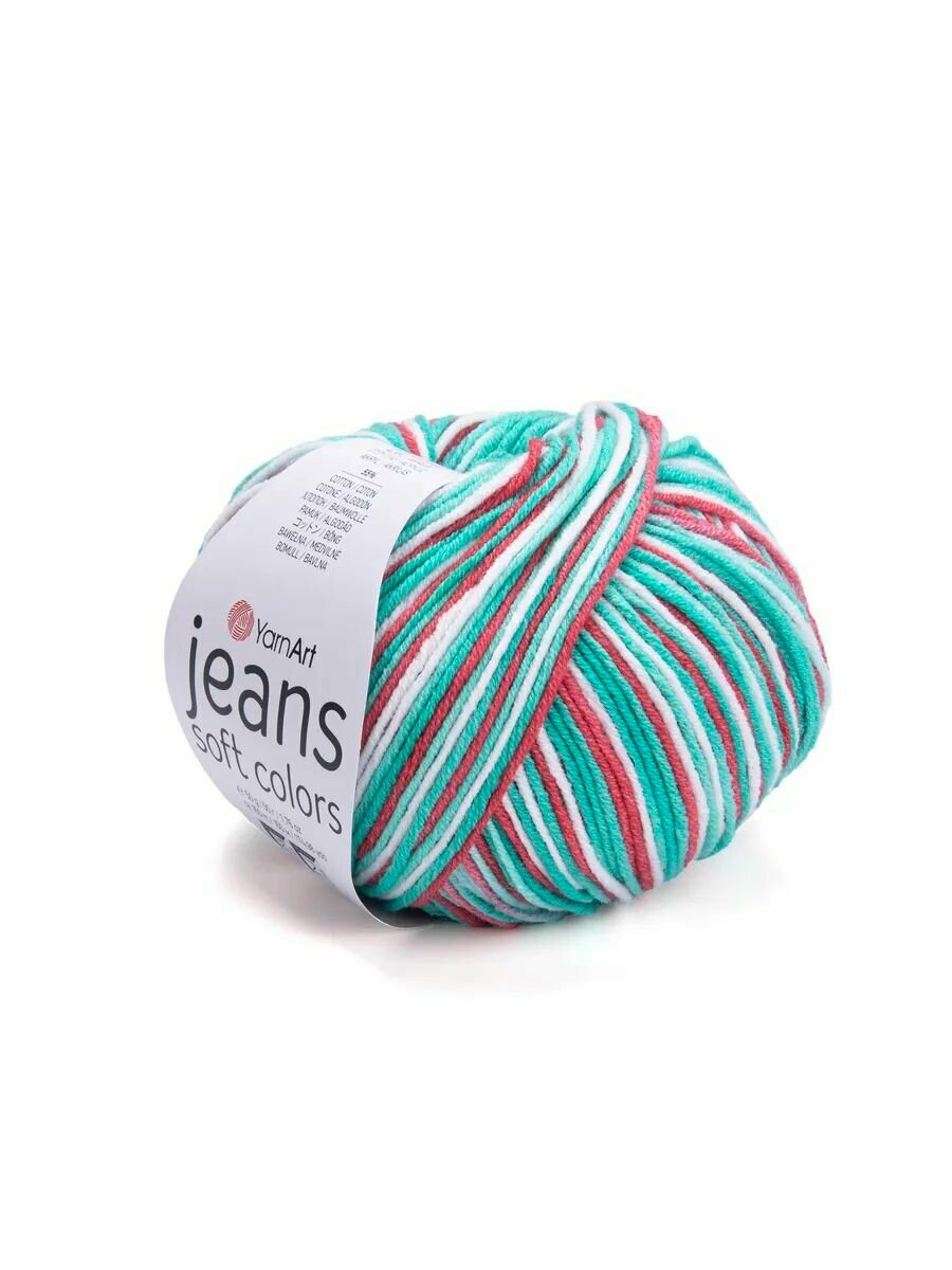 Пряжа для вязания YarnArt Jeans Soft Colors цвет 6215, 1 моток